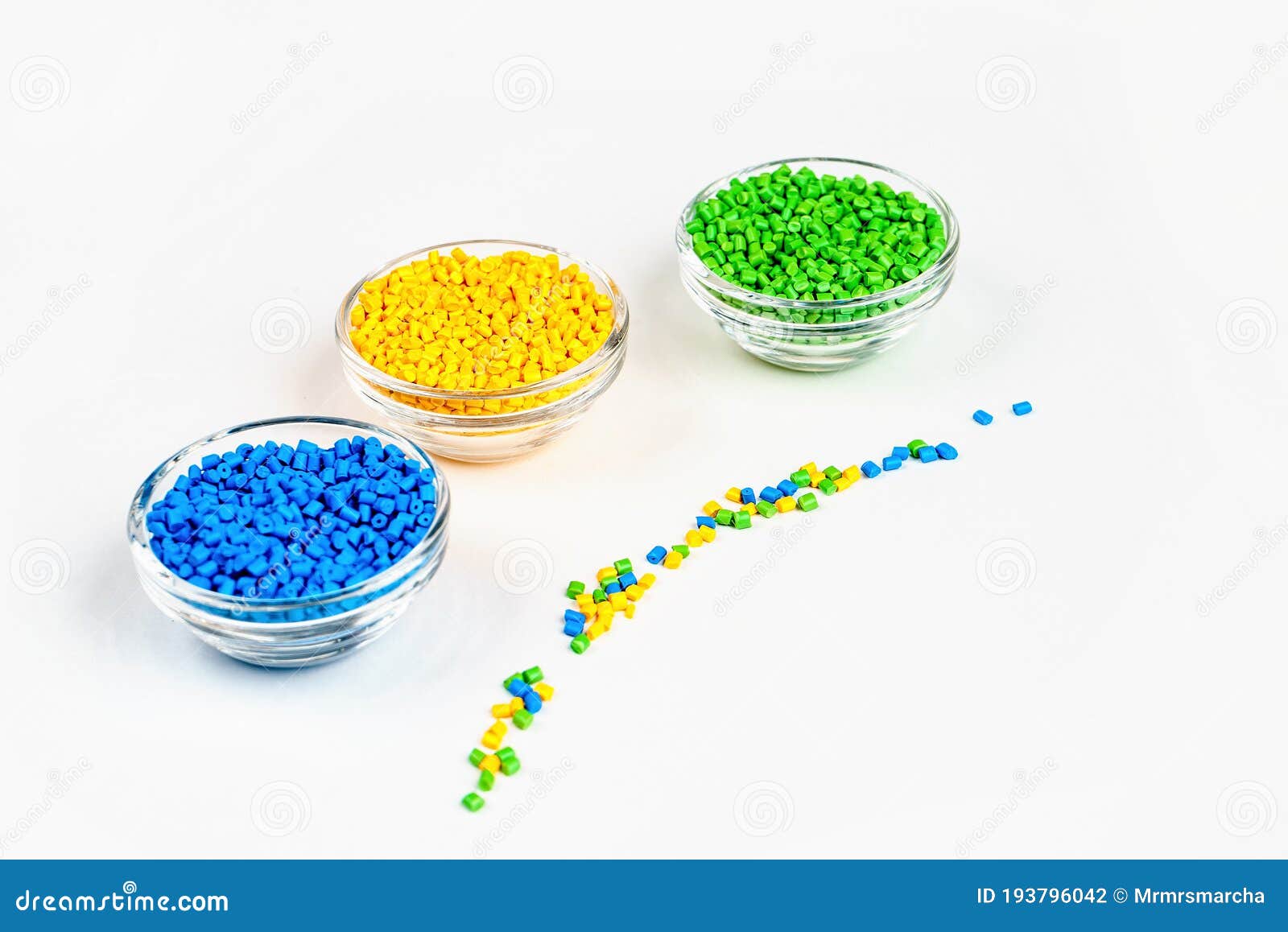Polymeric Dye. Plastic Pellets. Colorant for Plastics Stock Photo ...