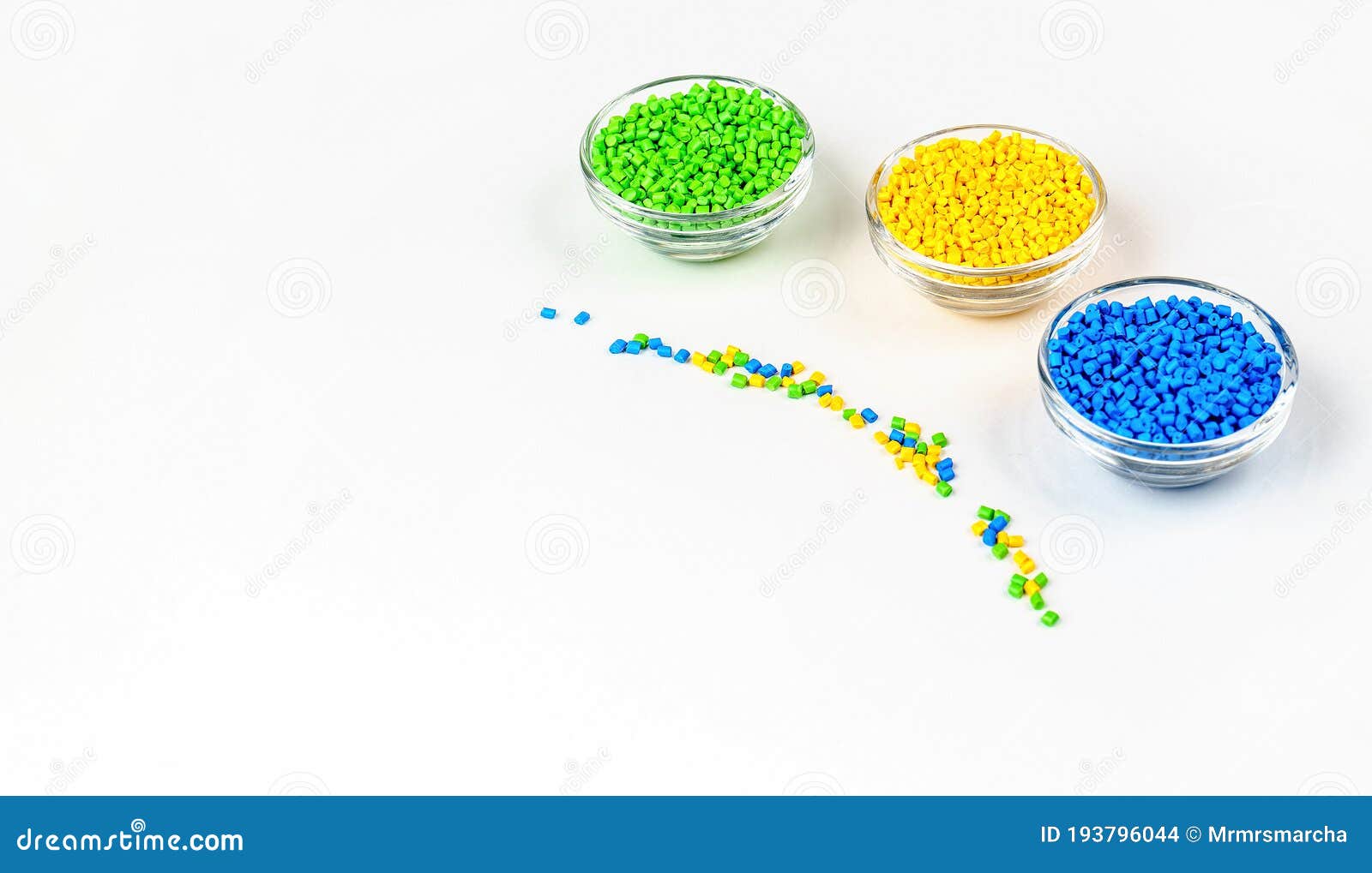 Polymeric Dye. Plastic Pellets. Colorant for Plastics Stock Photo ...