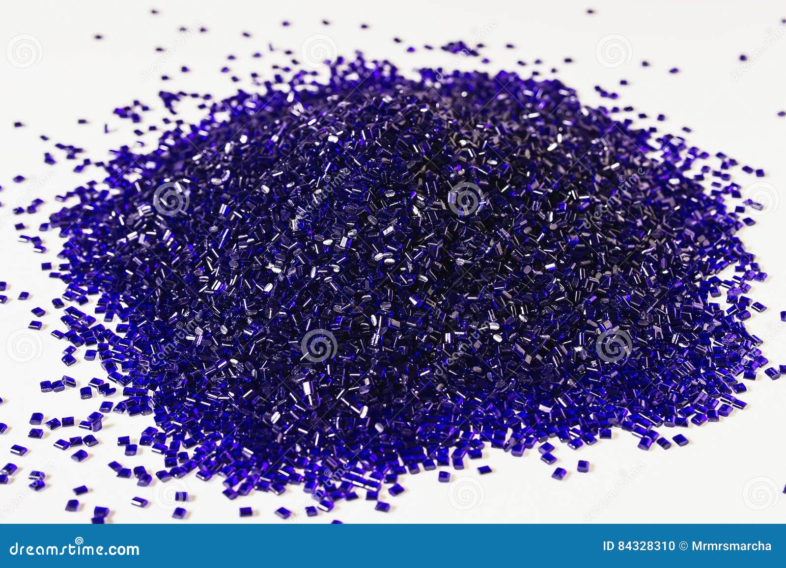 Polymeric Dye. Plastic Pellets. Pigment in the Granules. Stock Photo ...