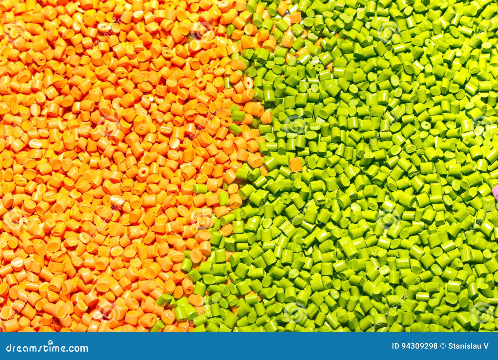 Polymeric Dye for Plastics. Pigment in the Granules Stock Photo - Image ...