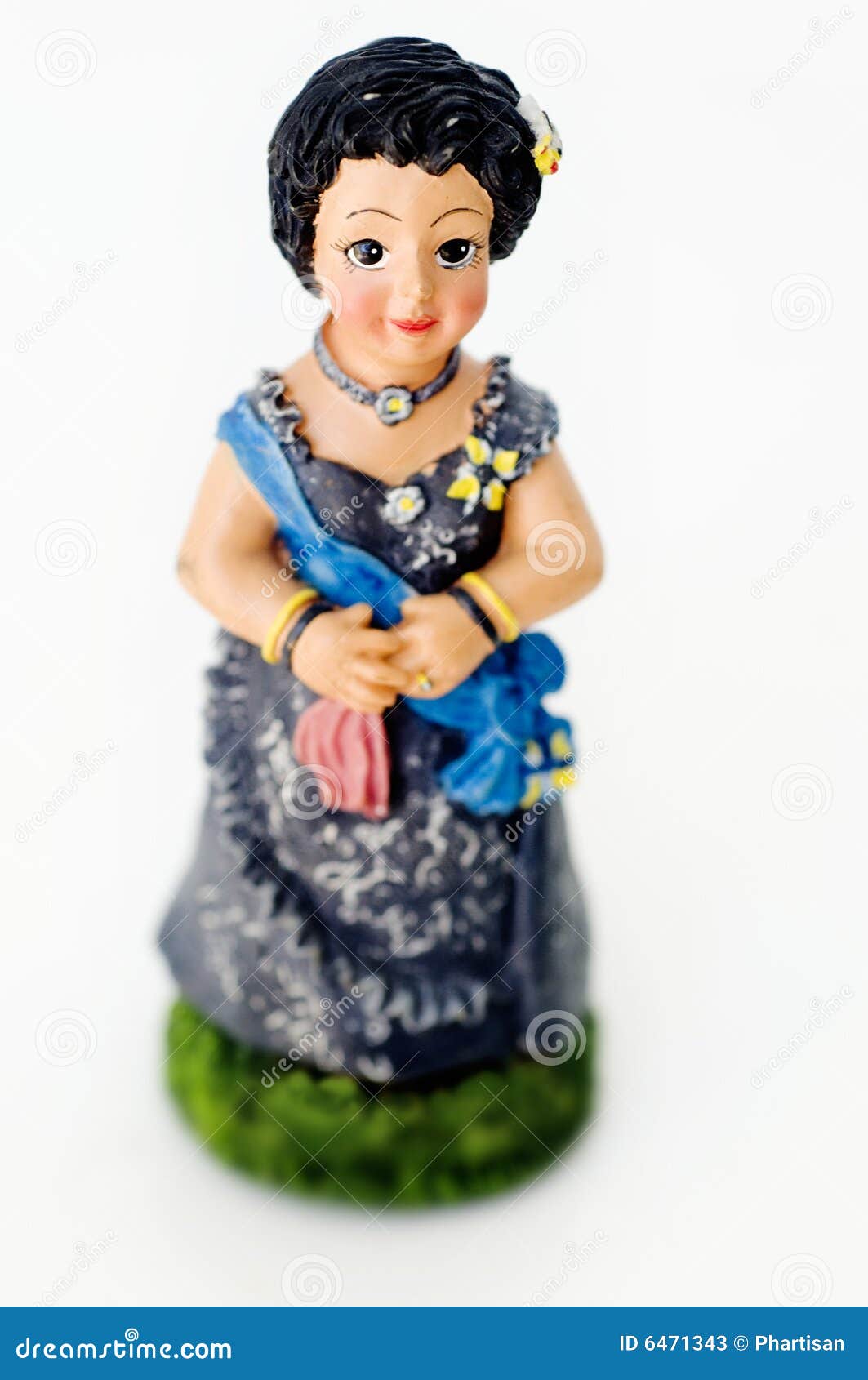 Polynesian Ceramic Figure stock image. Image of background - 6471343