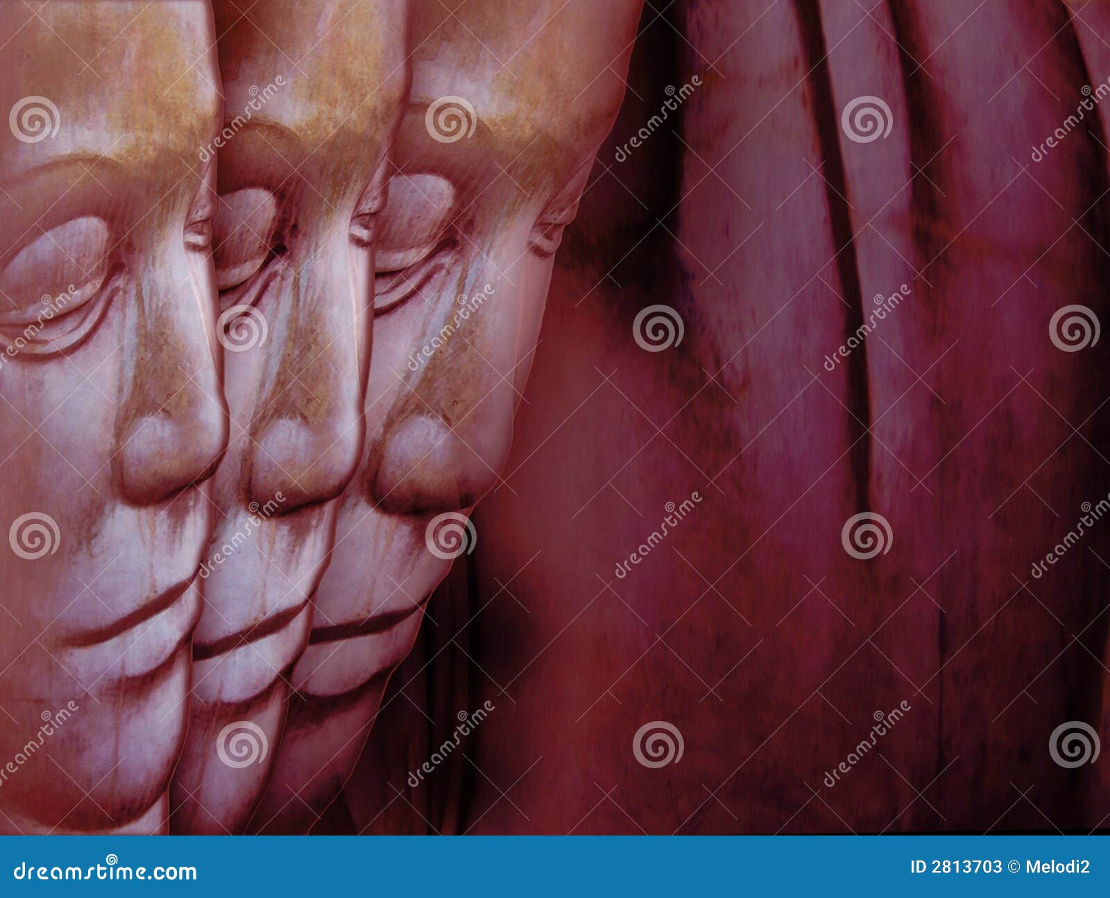 Polynesian faces stock image. Image of islanders, somber - 2813703