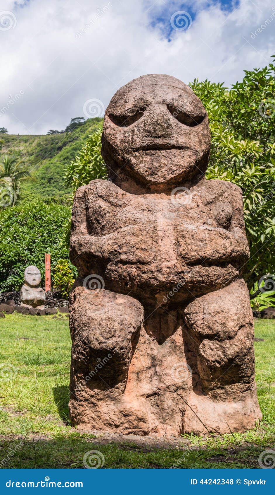 Polynesian god Tiki stock photo. Image of tahiti, polynesian - 44242348