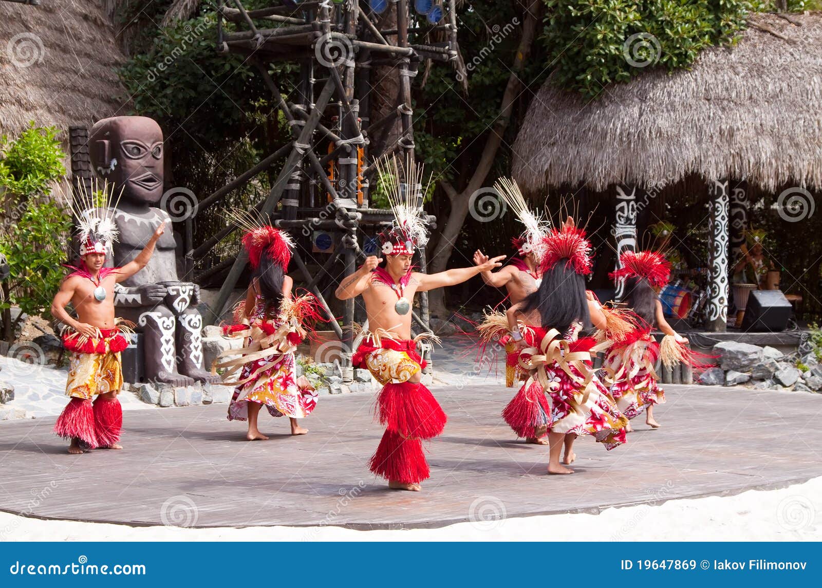 Polynesian show editorial stock image. Image of person - 19647869
