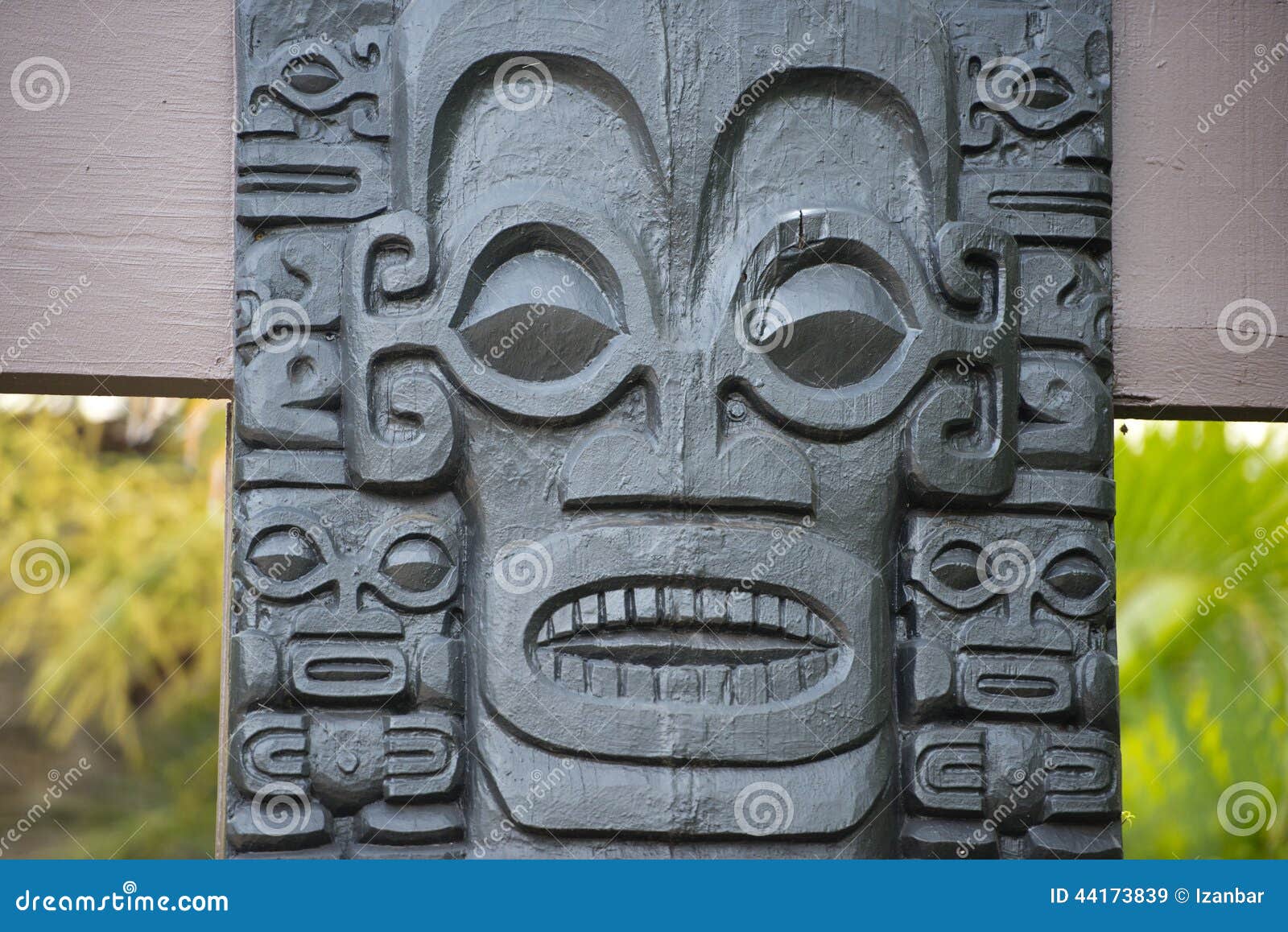 Polynesian stone statue stock image. Image of ocean, ancient - 44173839