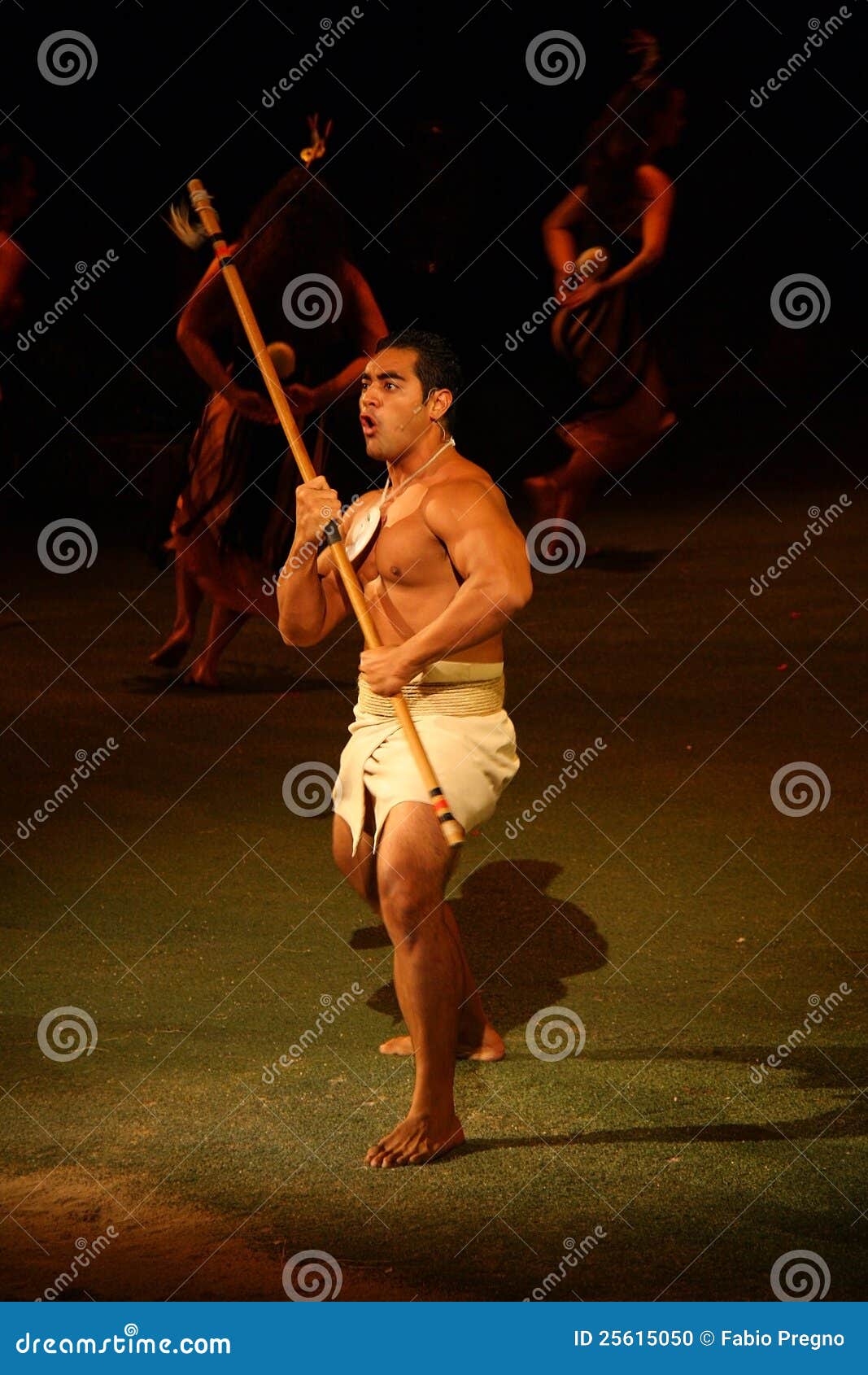 Polynesian Warrior editorial image. Image of warrior - 25615050