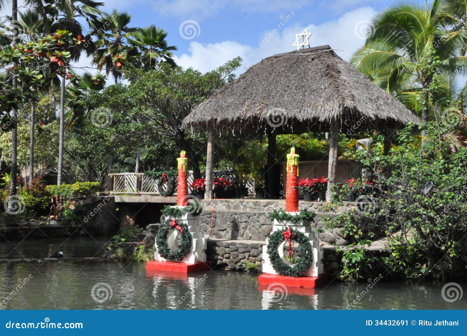 Polynesische Kulturelle Mitte in Oahu, Hawaii Redaktionelles Foto ...