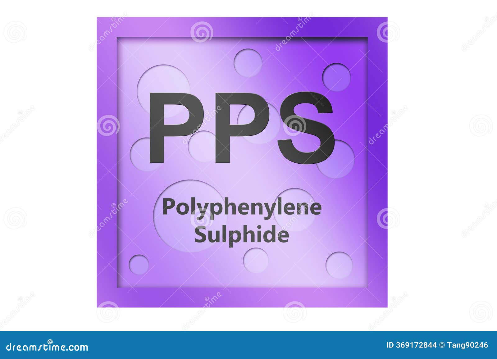 Polyphenylene Sulfide PPS Polymer, Chemical Structure. Commonly Used ...