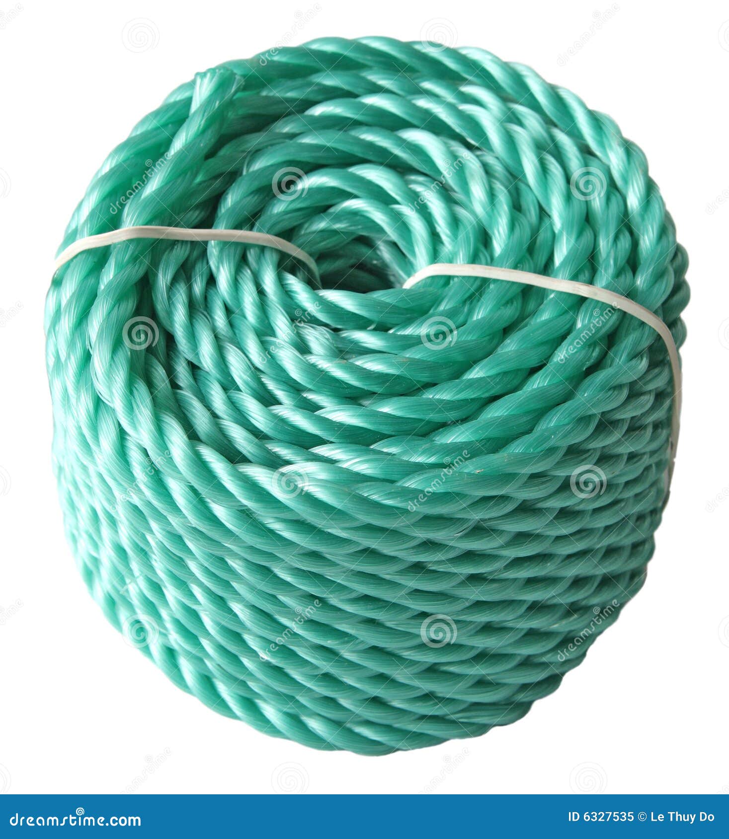 Polyprop coil stock image. Image of plastic, tied, white - 6327535