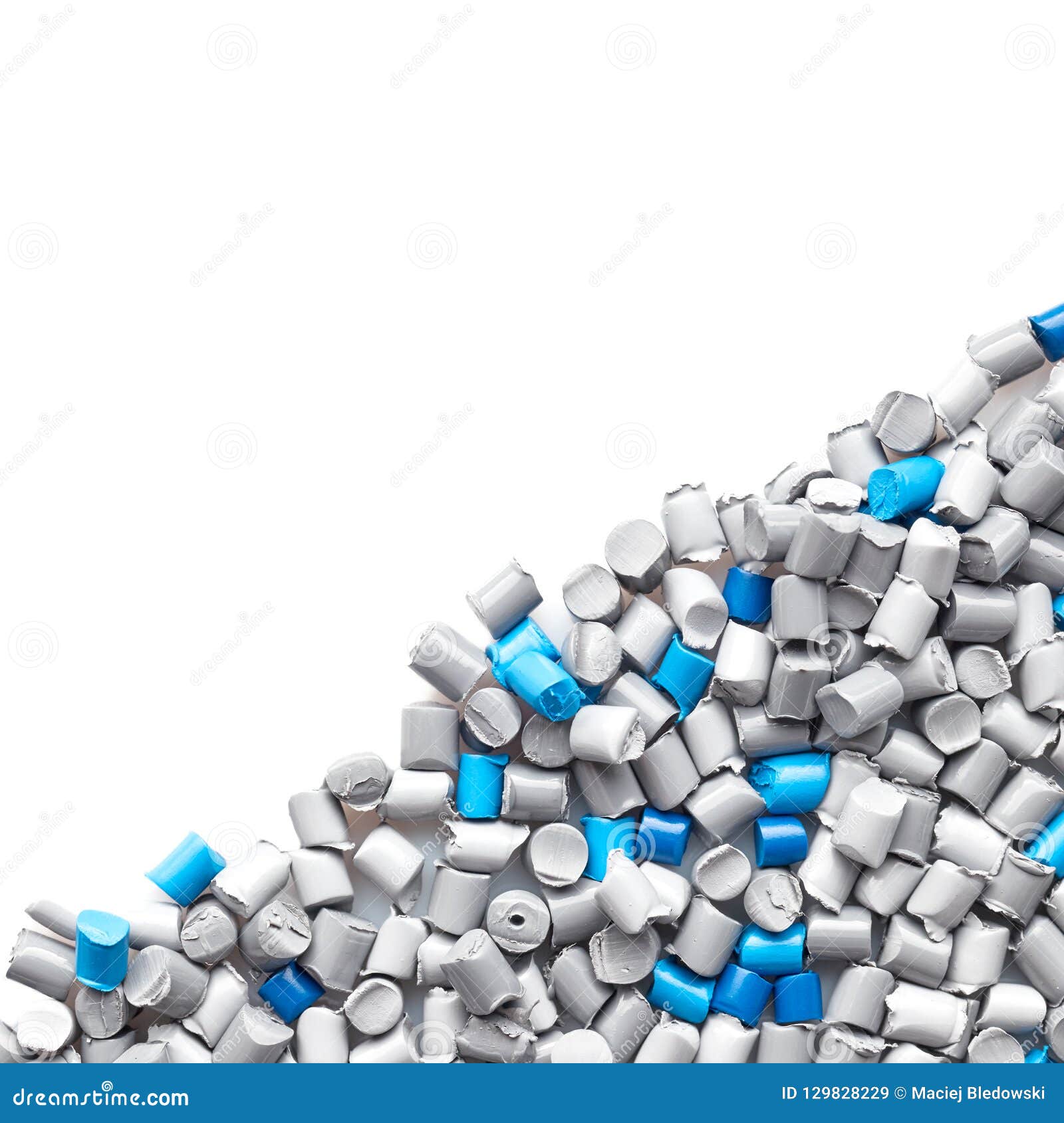 Polypropylene Pellets Isolated on White. Stock Image - Image of ...