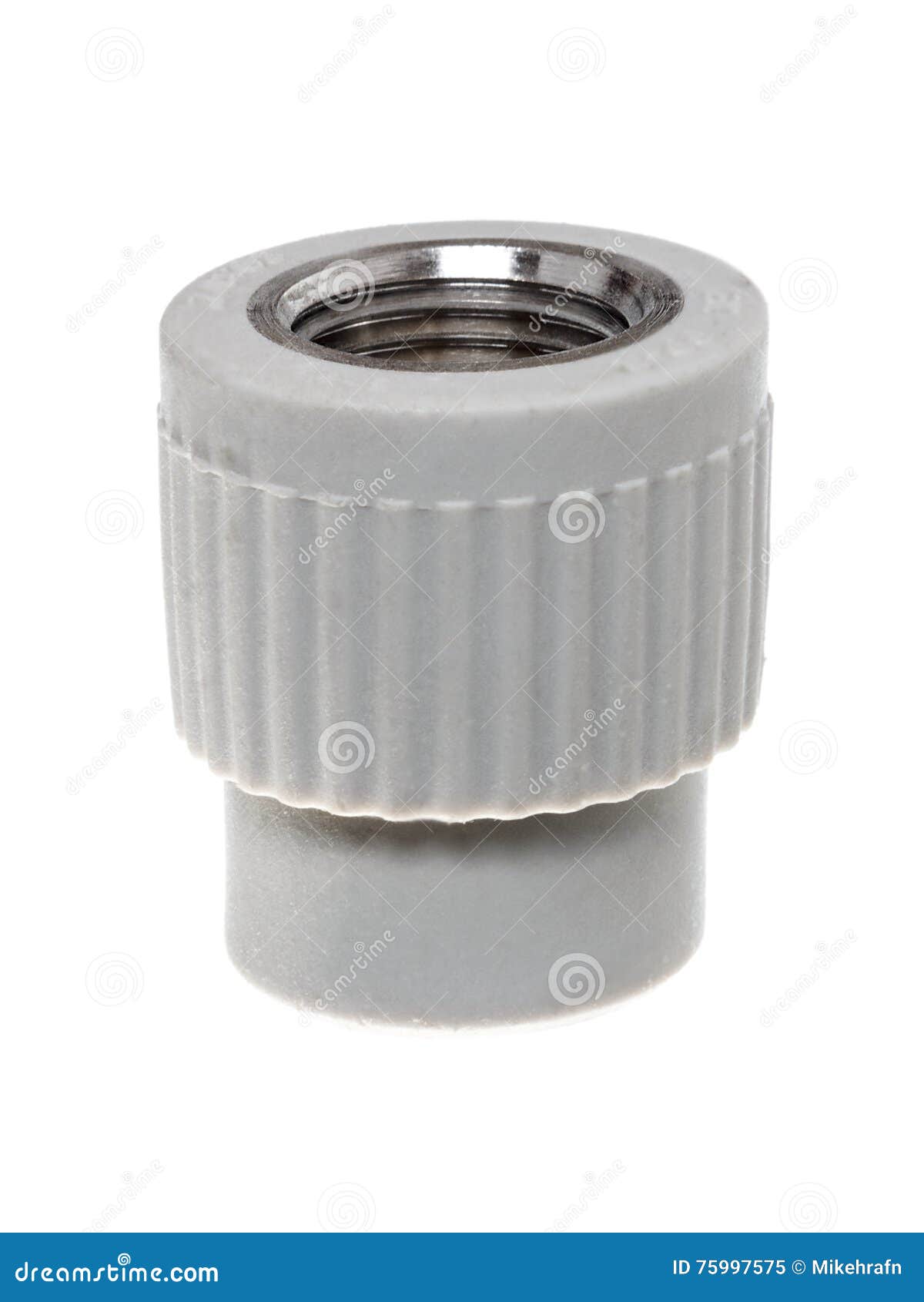 Polypropylene (PVC) Fittings on White Background Stock Image - Image of ...