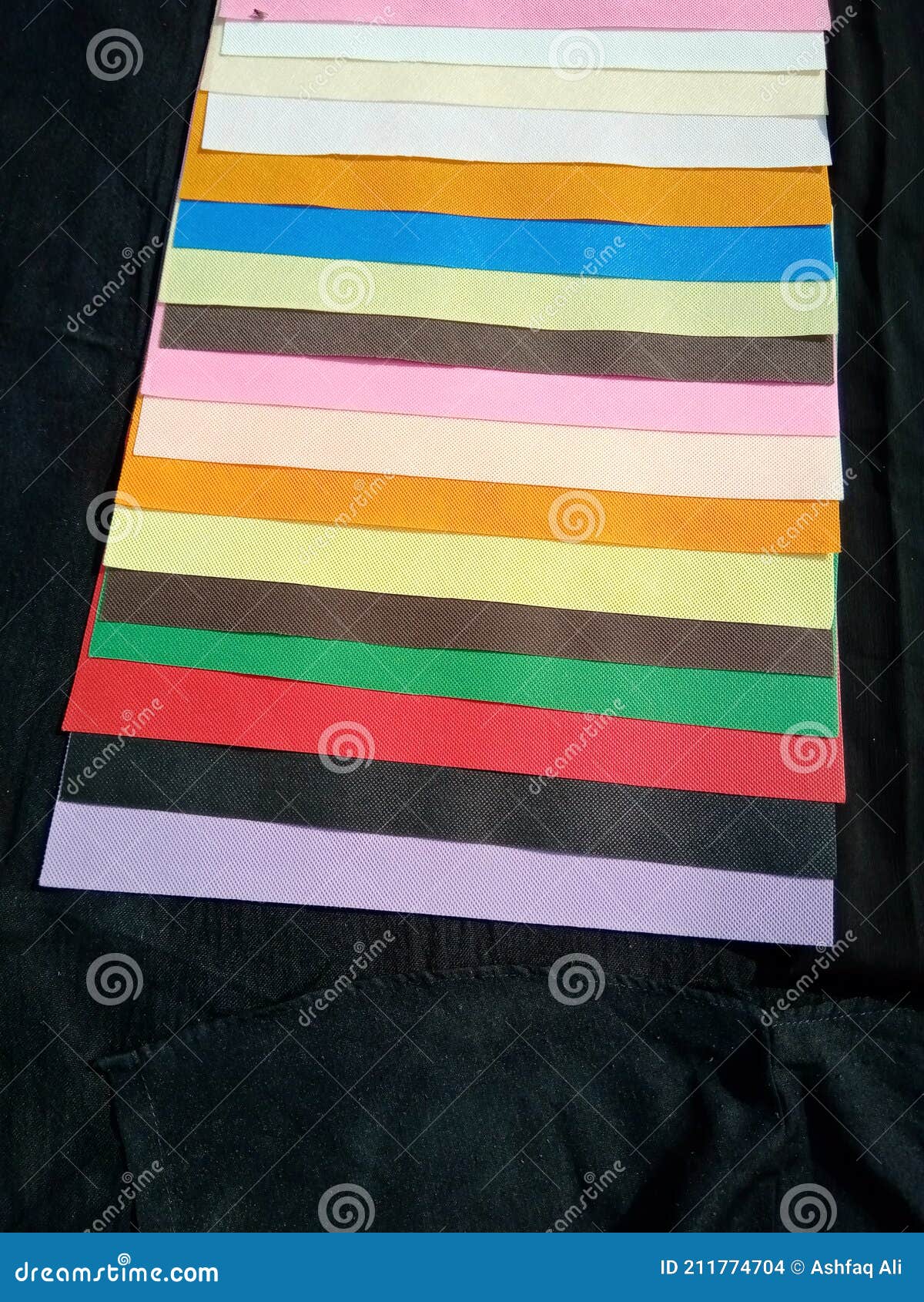 Polypropylene Spunbond Nonwoven Fabric with Different Colours on White ...