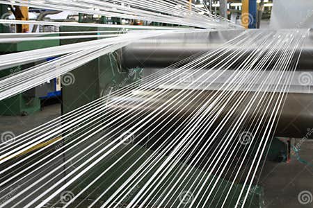 Polypropylene Tape Making Line Stock Image - Image of roller ...