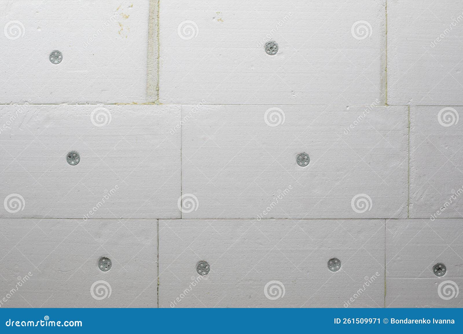 Polystyrene Facade Insulation Sheets on House Wall Stock Image - Image ...
