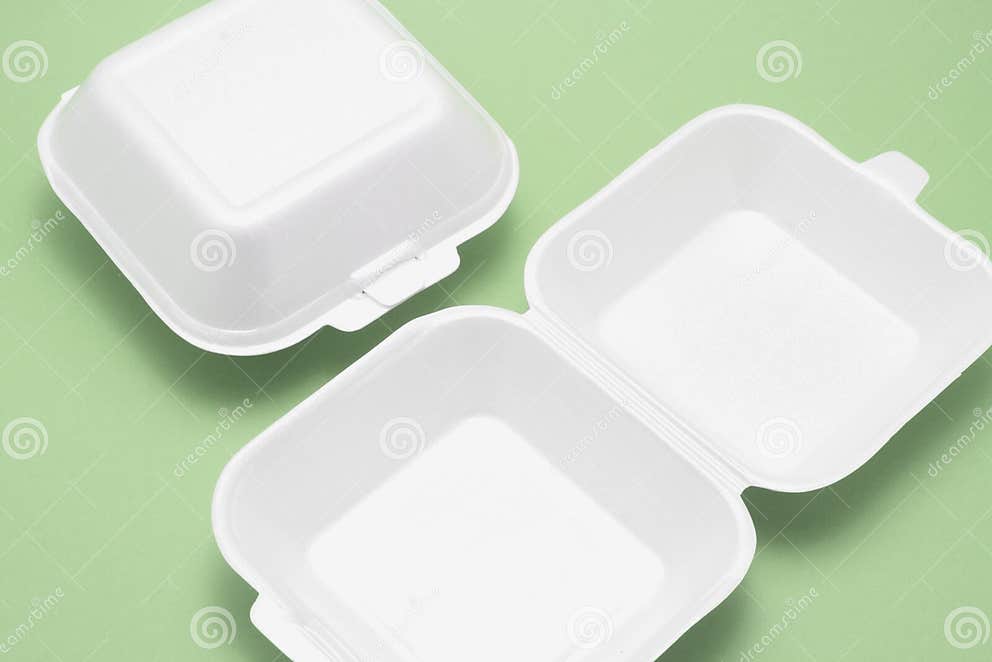 Polystyrene Food Boxes stock photo. Image of containers - 9056352