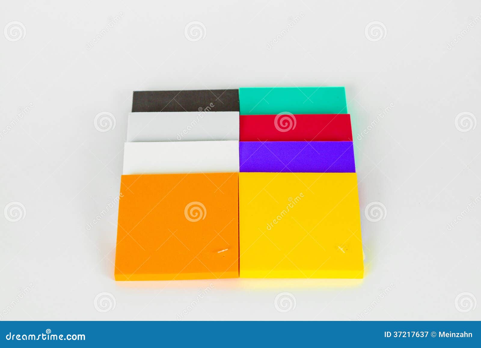 Polystyrene Forms in Different Colors and Sizes Stock Image - Image of ...