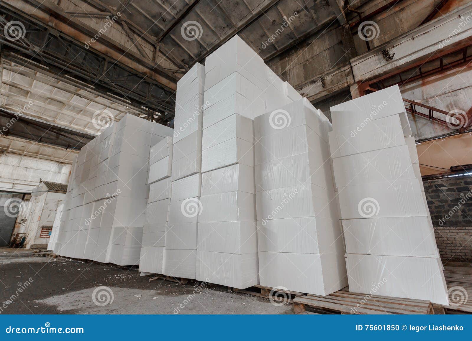 Polystyrene Insulation Brick Building Royalty-Free Stock Photo ...