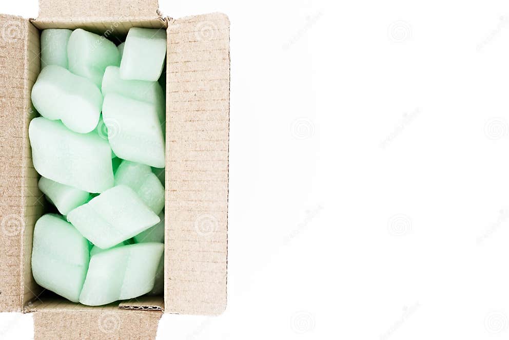 Polystyrene for Protecting Packaging Stock Image - Image of material ...