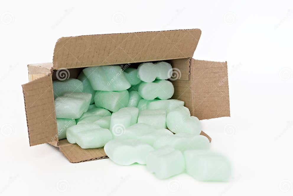 Polystyrene for Protecting Packaging Stock Image - Image of delivery ...