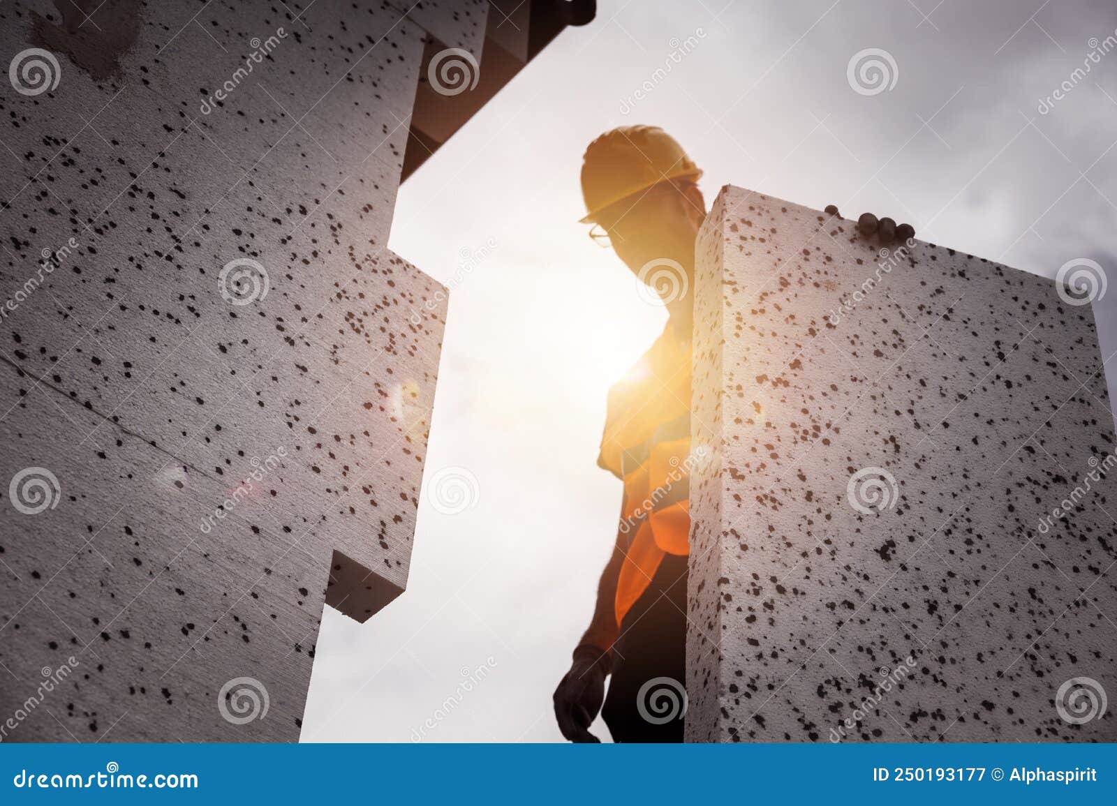 Polystyrene Thermal Cladding for Energy Saving on a Construction Site ...