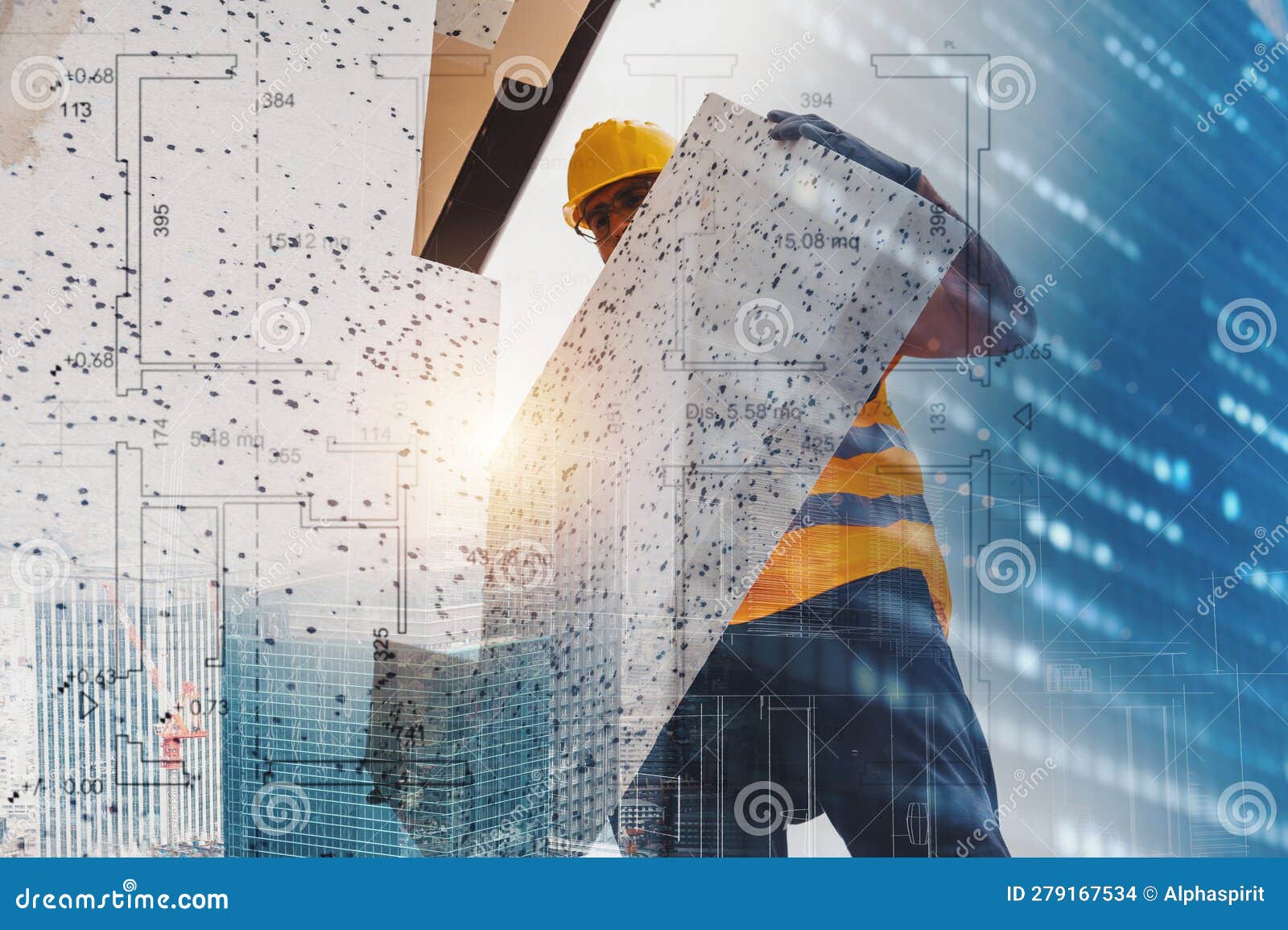 Polystyrene Thermal Cladding for Energy Saving on a Construction Site ...