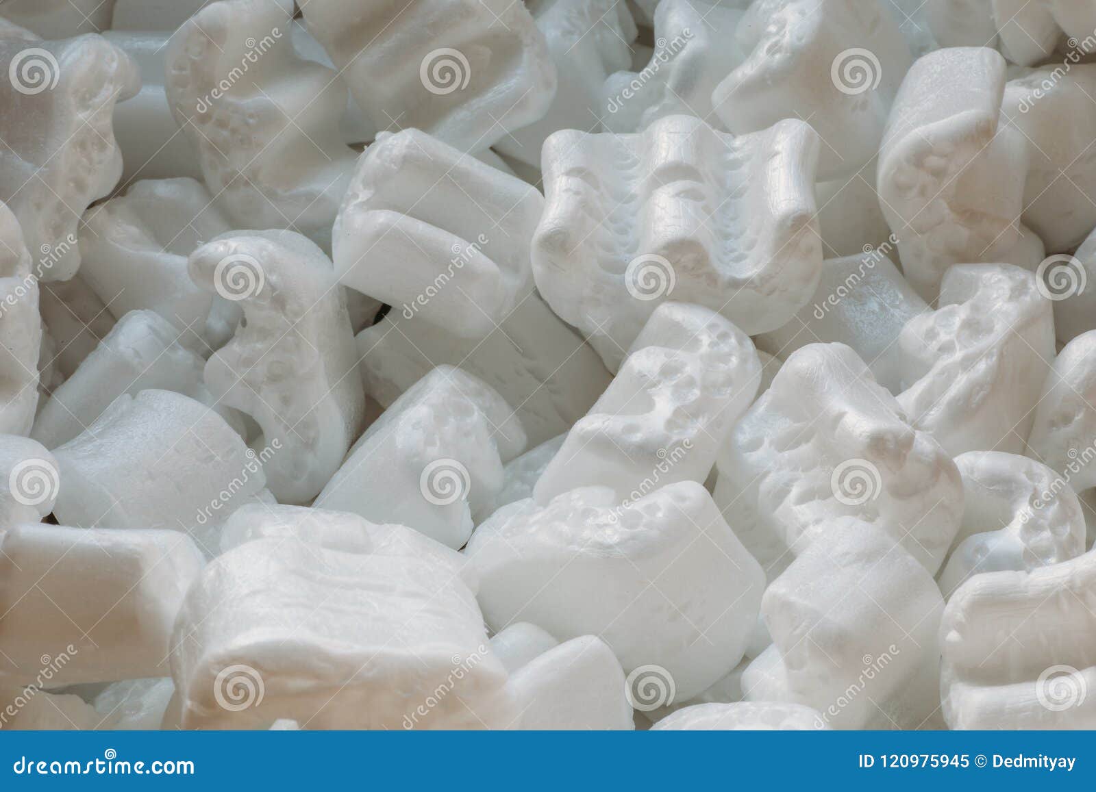 Polystyrene Or White Styrofoam Packing For Protection Of Damage To ...