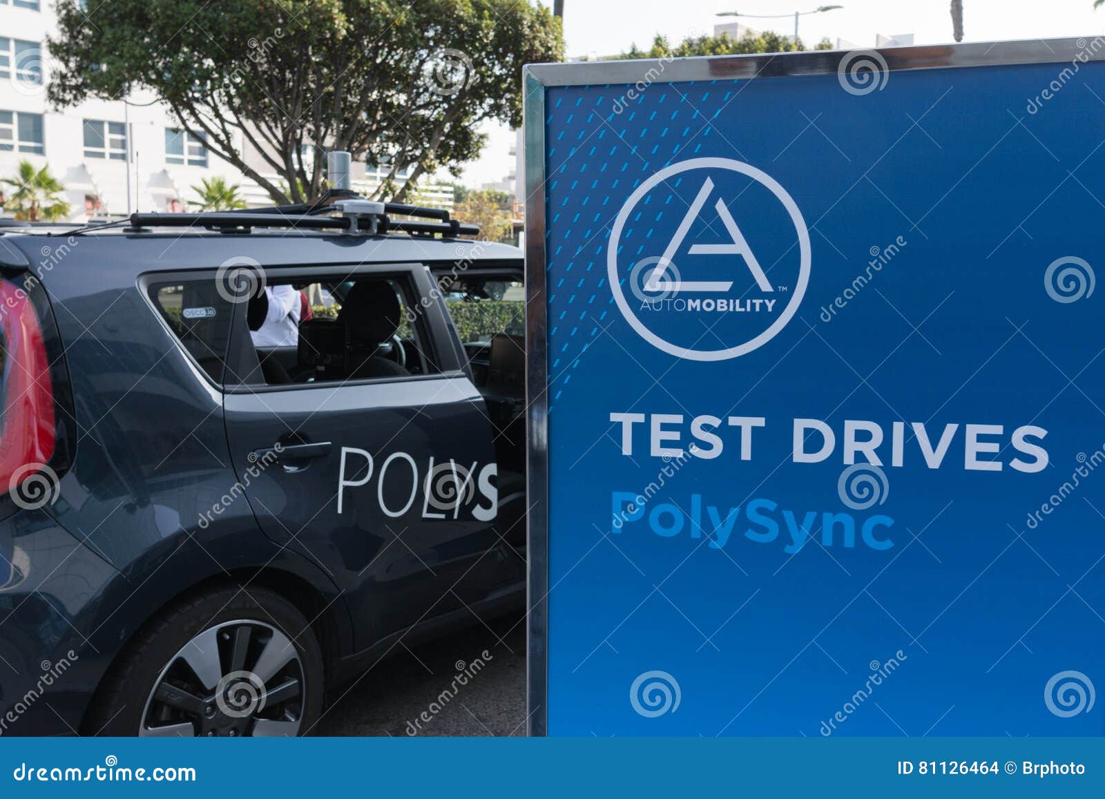PolySync Self-driving Cars. Editorial Stock Image - Image of industry ...