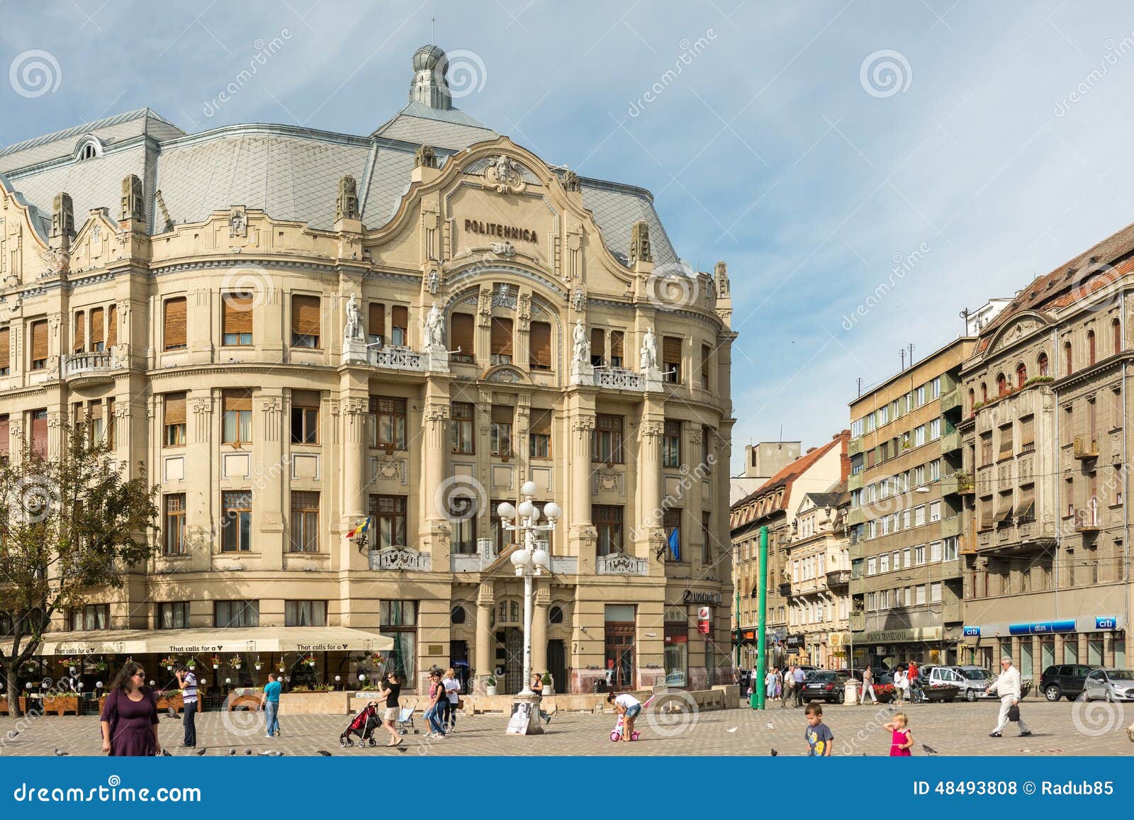 The Polytechnic University of Timisoara Editorial Stock Photo - Image ...