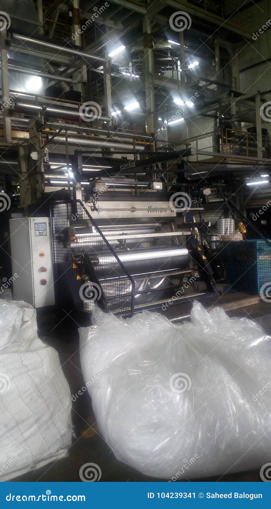 Polythene making machine editorial photo. Image of conversation - 104239341