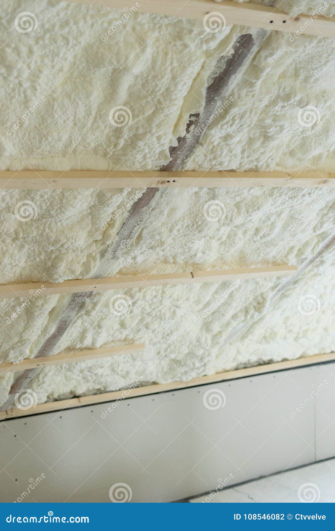 Polyurethane foam surface stock photo. Image of insulate - 108546082