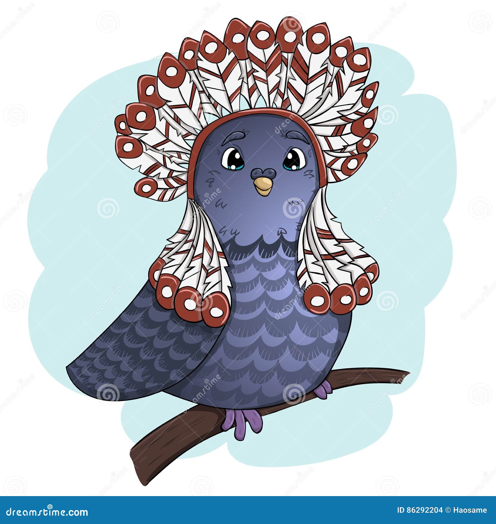 Pombo Dos Desenhos Animados Ilustração do Vetor - Ilustração de vôo ...