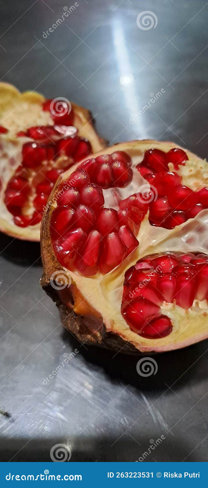 Pomegrade fruit red pome stock image. Image of pomegranate - 263223531