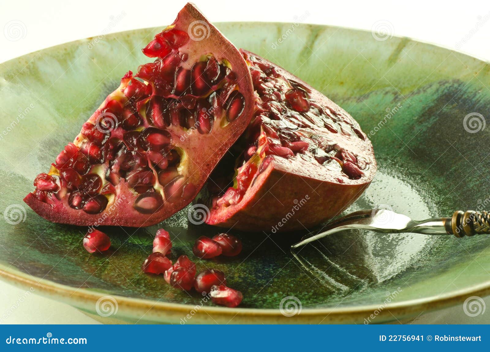 Pomegranate chunks stock image. Image of food, seeds - 22756941