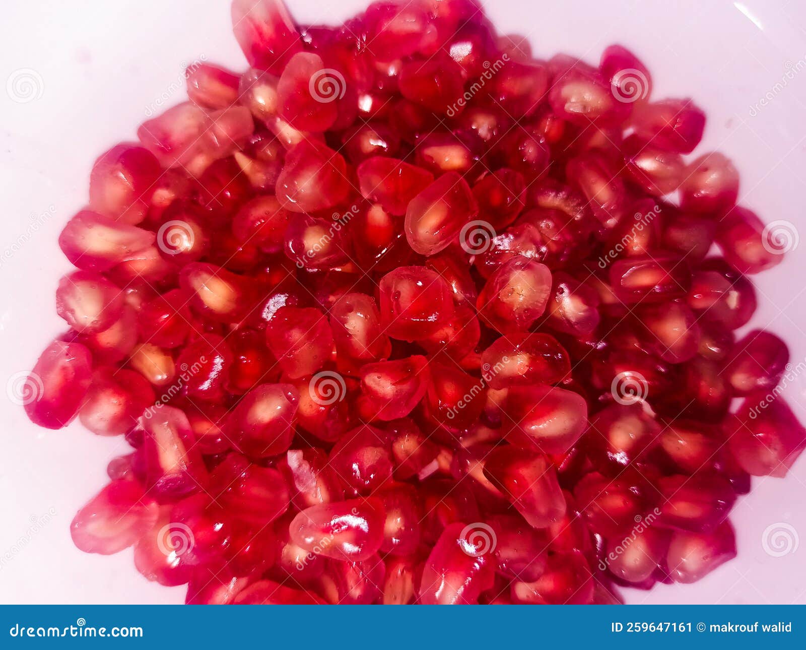 Pomegranate fruit granules stock image. Image of purple - 259647161