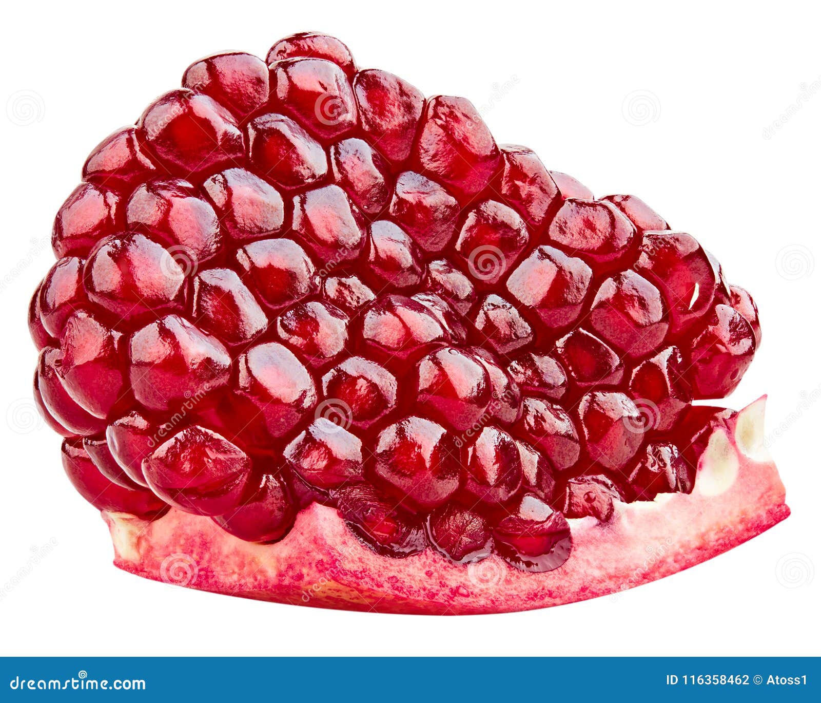 Pomegranate fruit isolated stock photo. Image of nutrition - 116358462