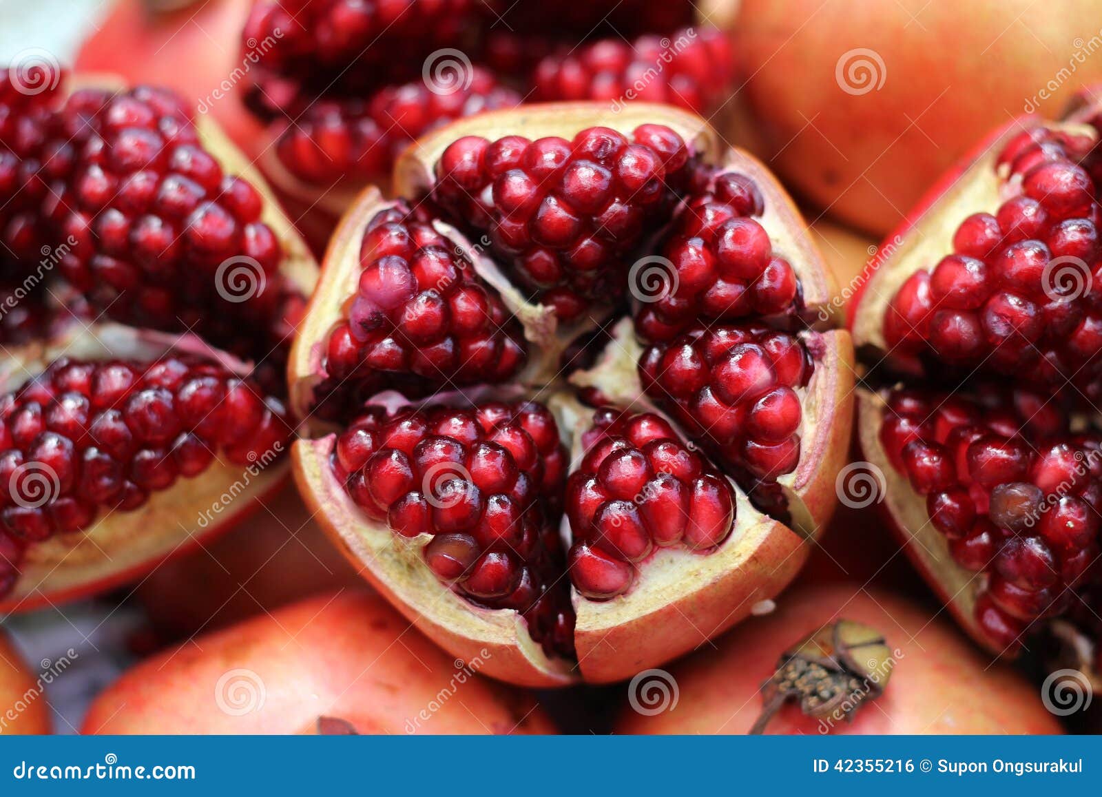 Pomegranate fruit stock photo. Image of asia, market - 42355216