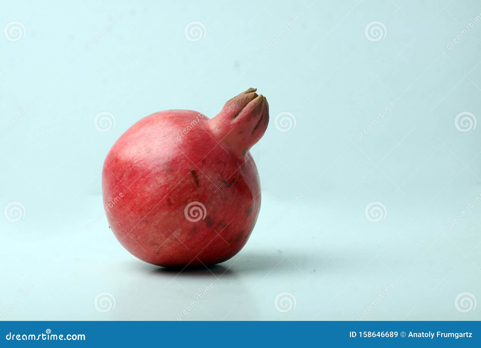 Pomegranate on Light Background Stock Image - Image of copy, sweet ...