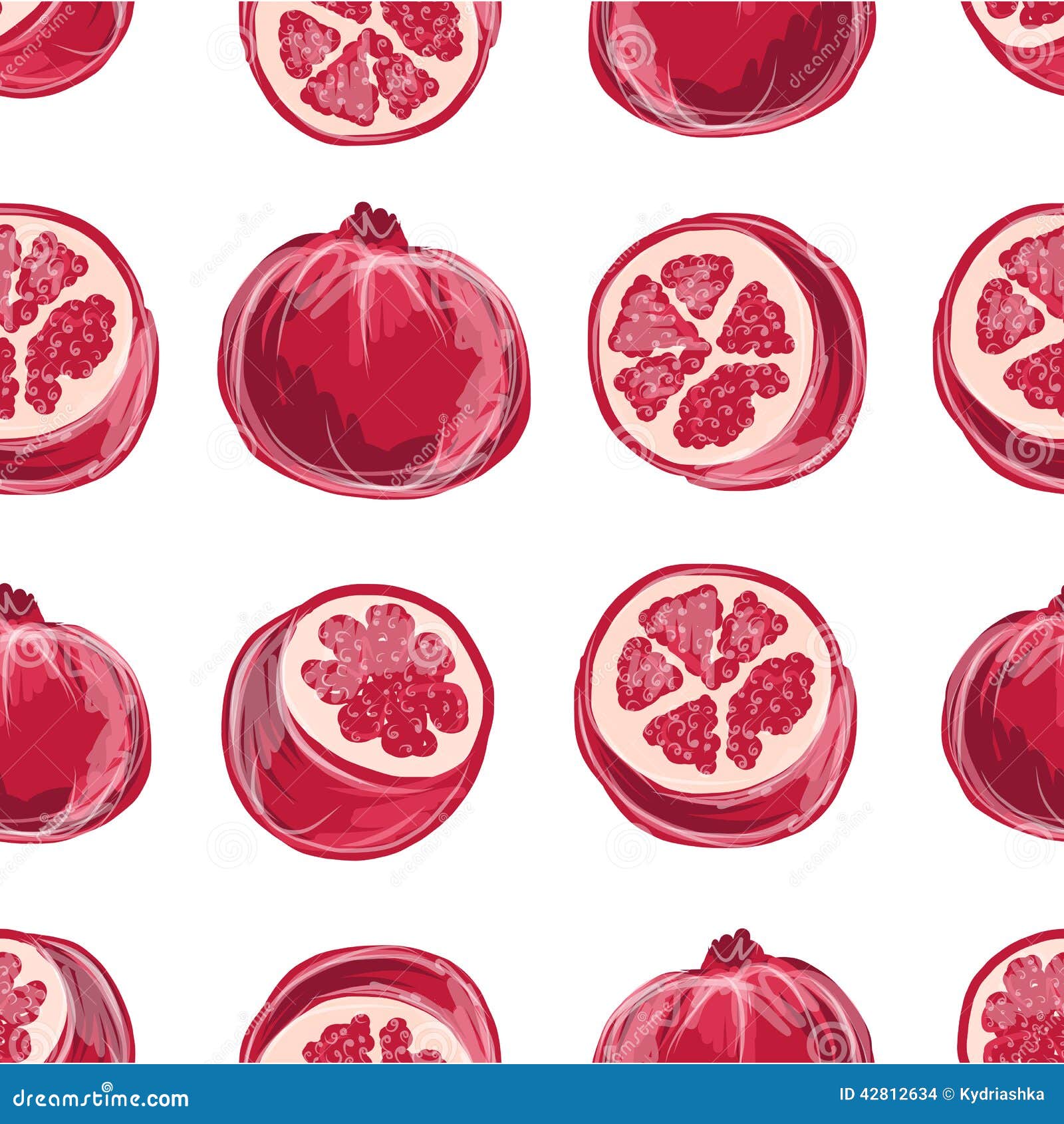 Pomegranate Seamless Pattern for Your Design Stock Vector ...