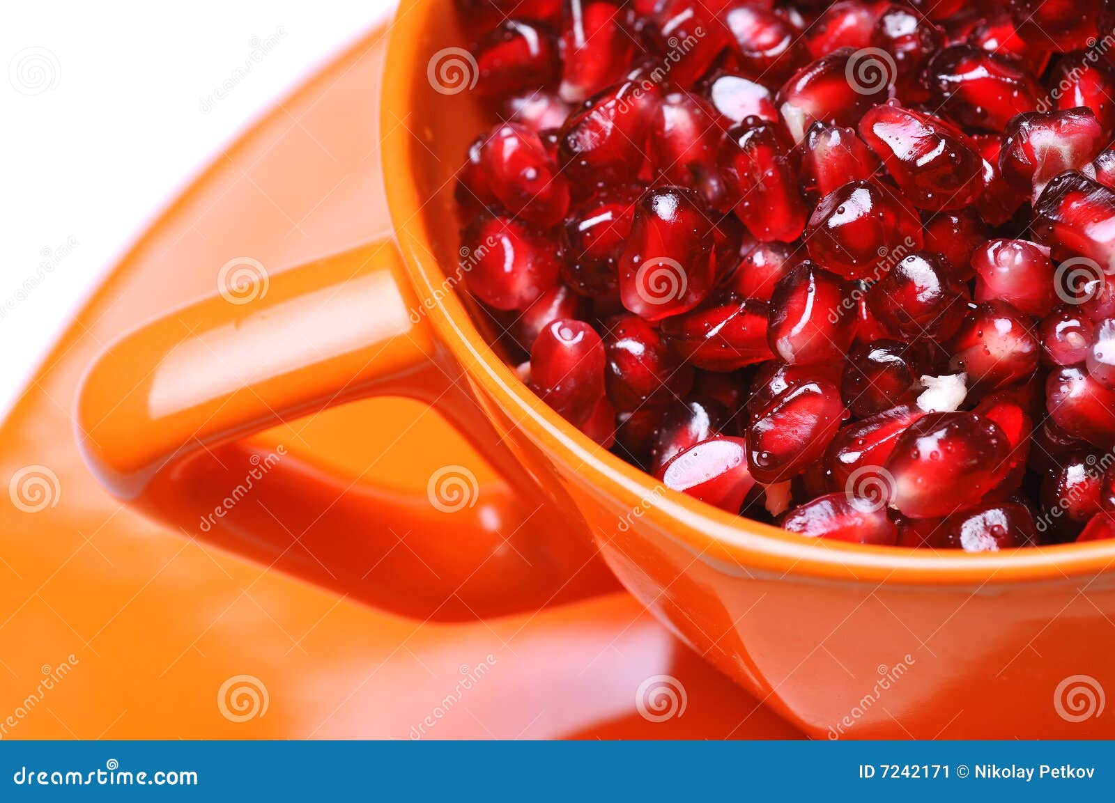 Pomegranate seeds stock image. Image of edible, garden - 7242171