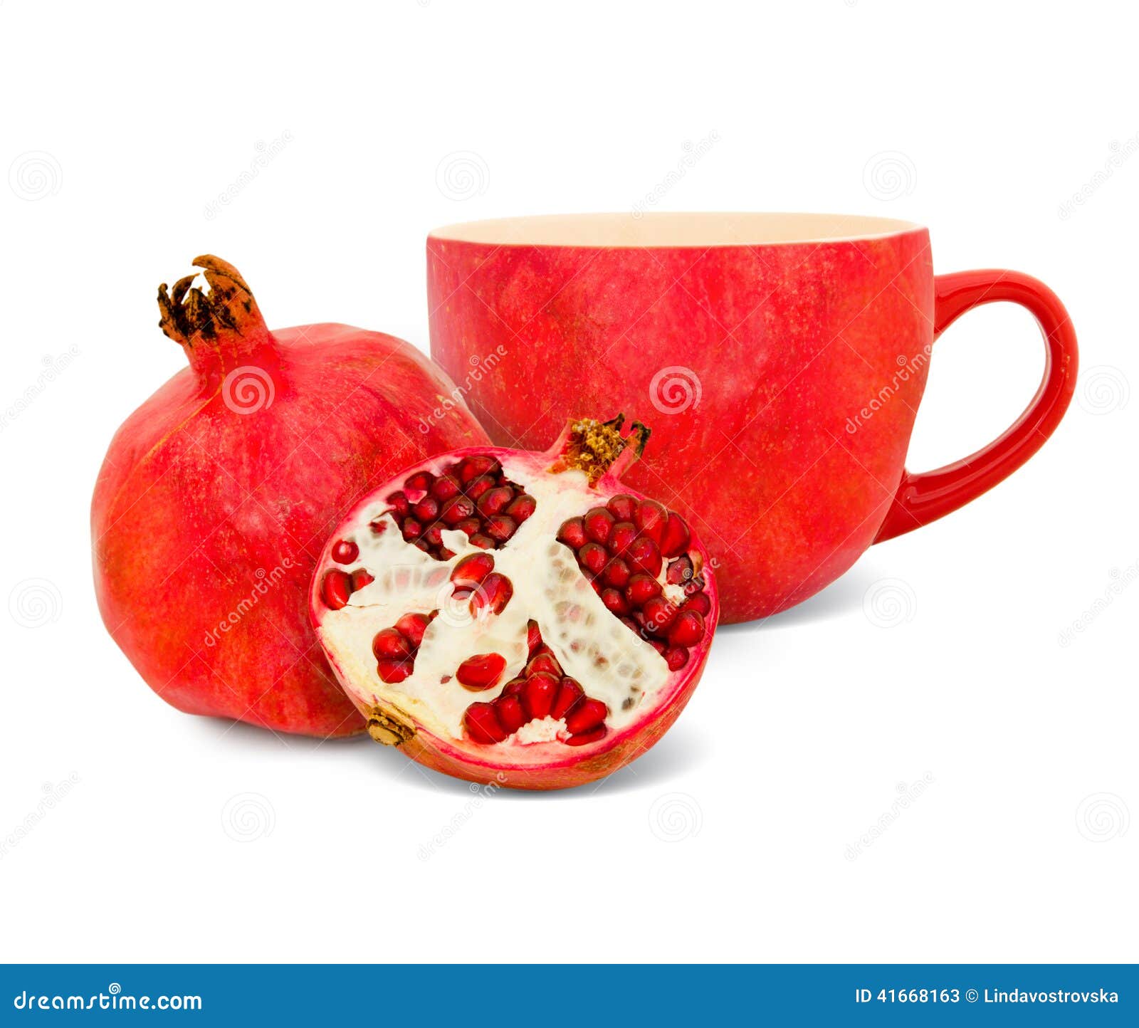 Pomegranate tea stock image. Image of isolated, freshness - 41668163