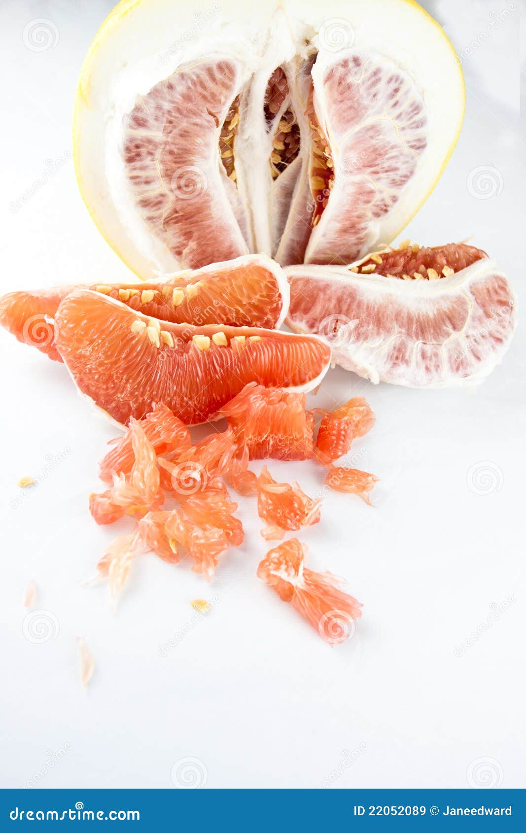 Pomelo stock image. Image of fruit, yellow, fresh, pieces - 22052089