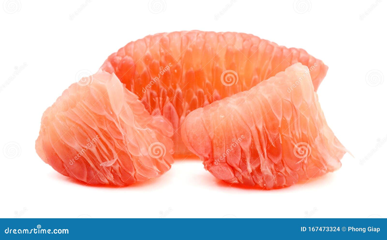 Pomelo Citrus Fruit on Foam Isolated on White. Stock Photo - Image of ...