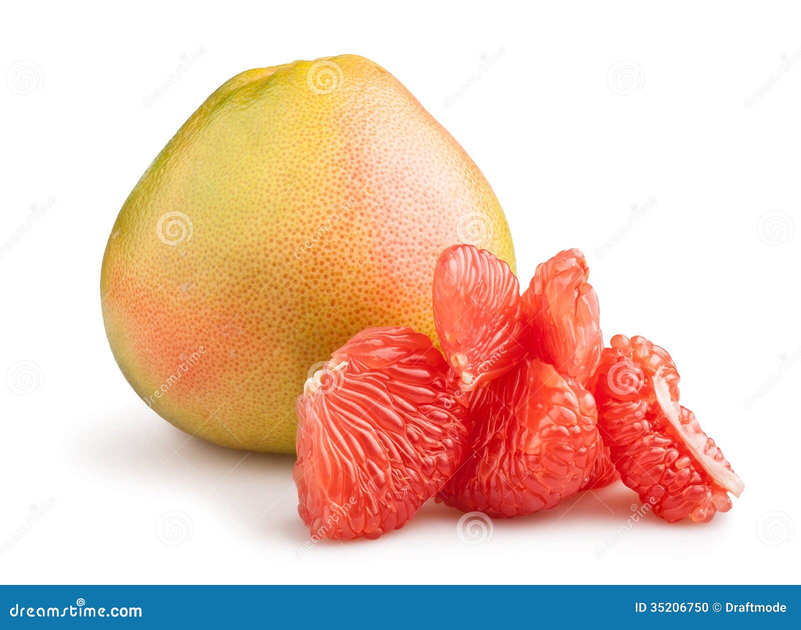 Pomelo cut stock photo. Image of ripe, eating, food, natural - 35206750