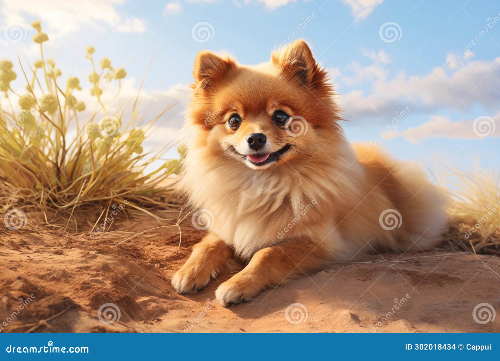 Pomeranian - Lying Dog, Funny Dog Cut File For Cricut Clipart Royalty ...