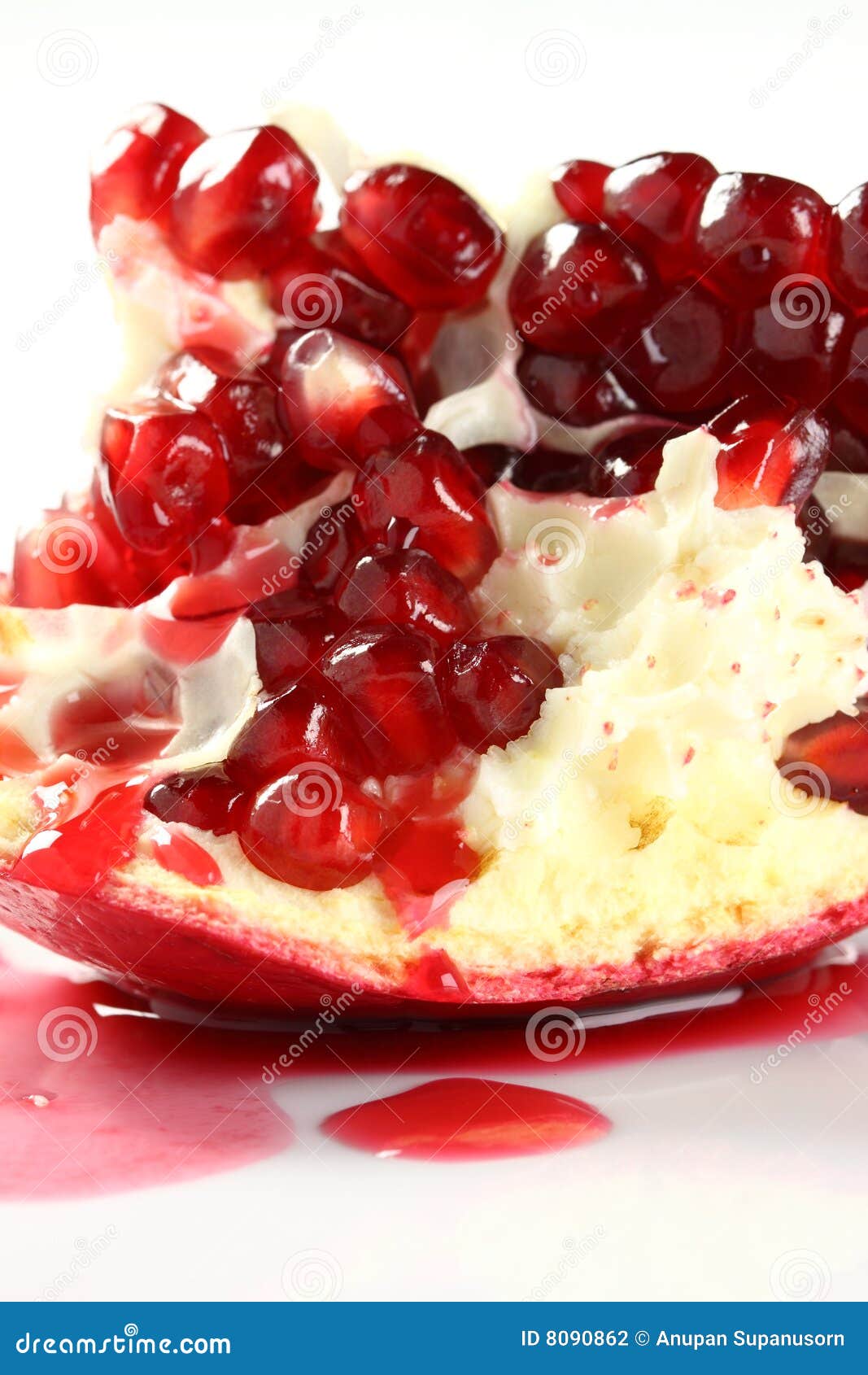 Pomgranate sliced stock photo. Image of closeup, drink - 8090862