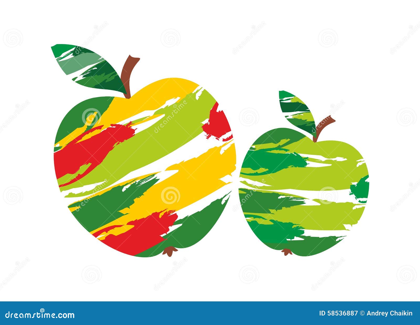 Pomme de logo illustration de vecteur. Illustration du pomme - 58536887