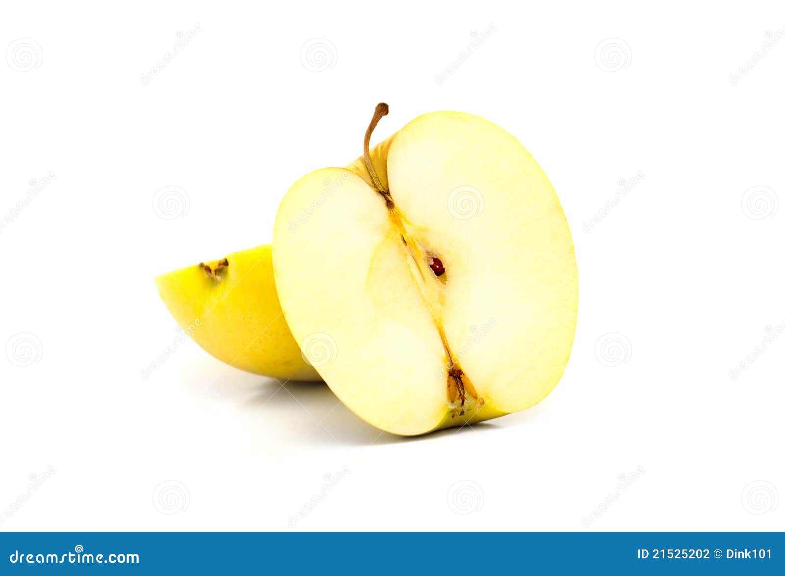 Pomme jaune photo stock. Image du santé, mangez, doux - 21525202