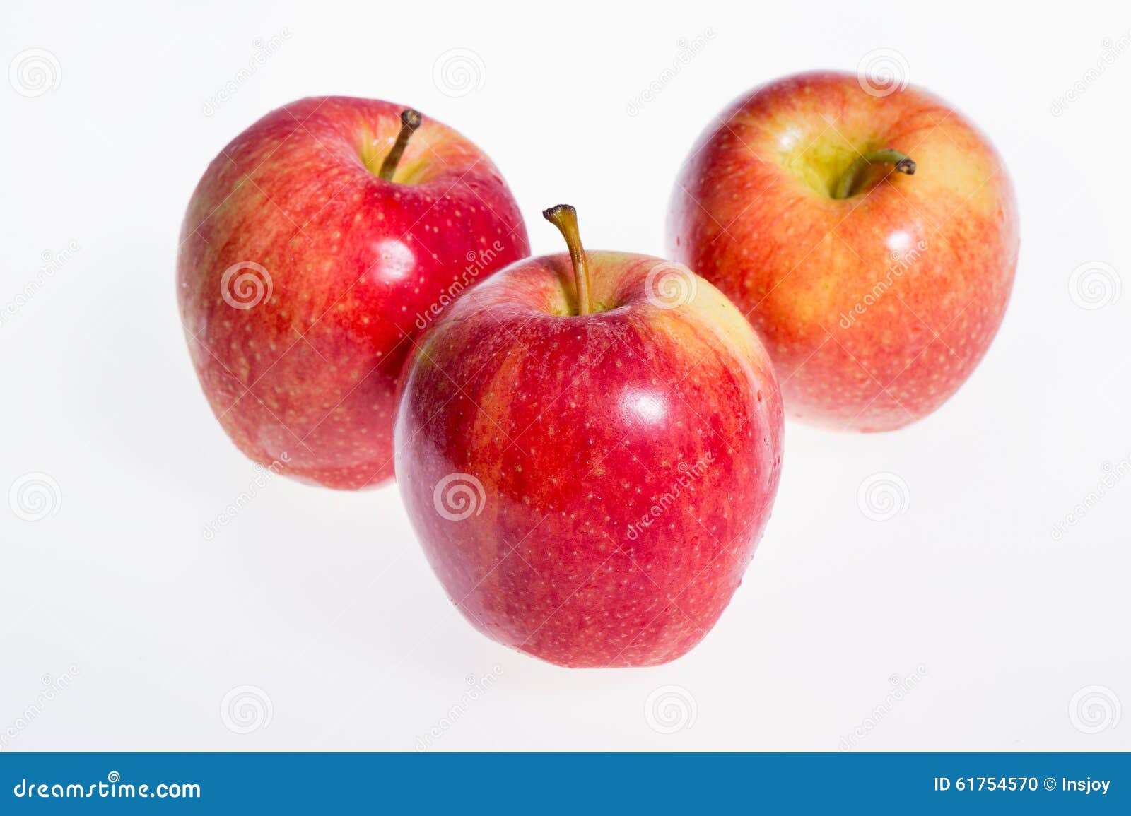 Pomme rouge photo stock. Image du rouge, pomme, végétarien - 61754570