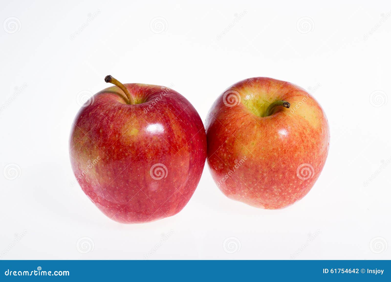 Pomme rouge photo stock. Image du régime, graine, vivacité - 61754642