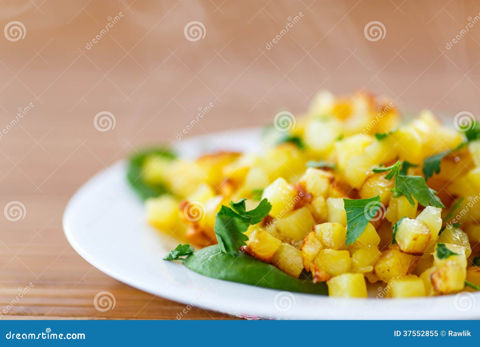 Pommes de terre frites image stock. Image du rapide, assiette - 37552855